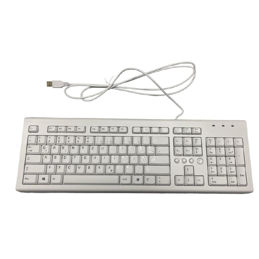 Teclado Alemán con Cable Blanco HP 24-f0062ng PR1101U