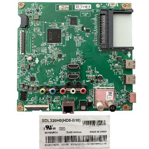 Placa Main LG 32LM637BPLA EAX68167603(1.0) SDL320H0(HD0-B10)