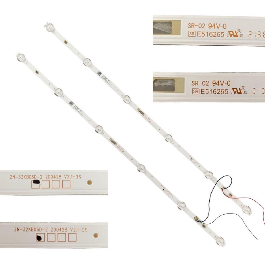 Tira 6 leds CELLO C3220F ZN-32KB06D-2 200428 V2.1-OS