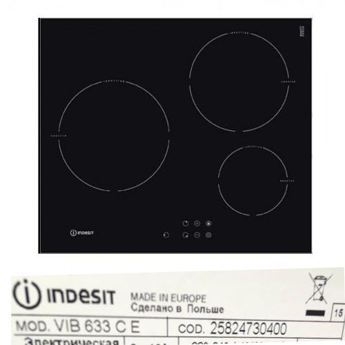 Despiece vitrocerámica Indesit VIB 633 CE