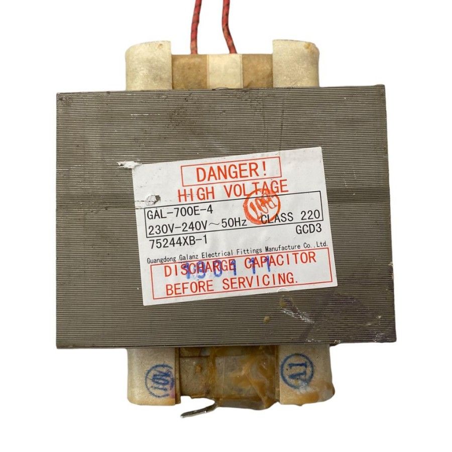 Transformador Microondas TAURUS MW700M GAL-700E-4 75244XB
